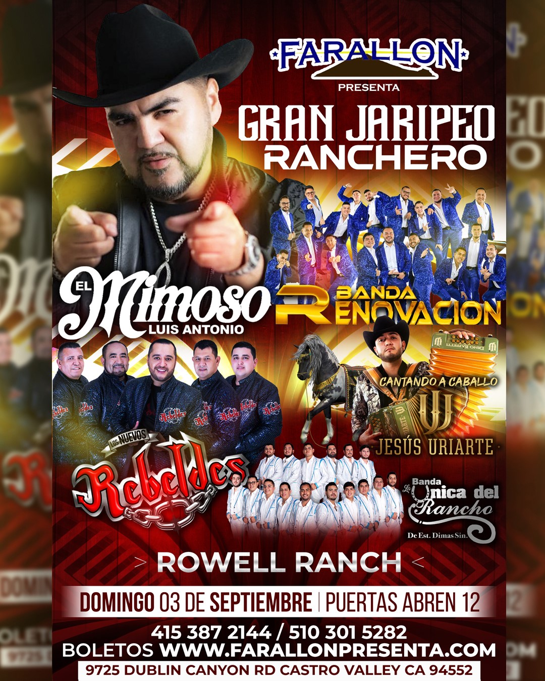 GRAN JARIPEO RANCHERO TOROS Y BAILE, AMBIENTE FAMILIAR 100% - Information